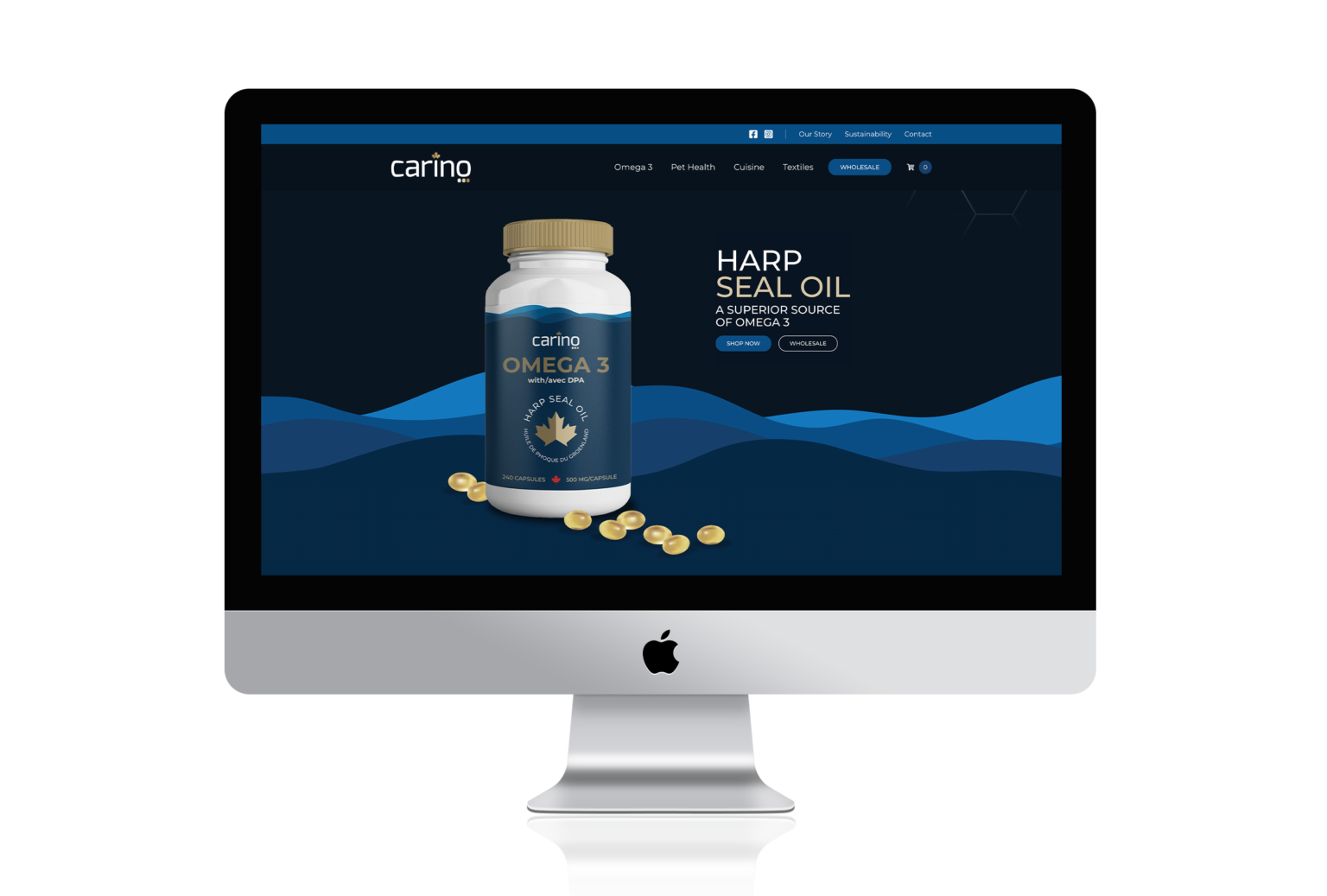 Carino | Brand & Web Design | WaterWerks Agency